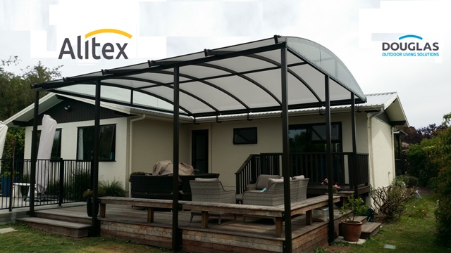 Curved Canopy Roof Installed in time for Summer - Douglas - Outdoor ...
