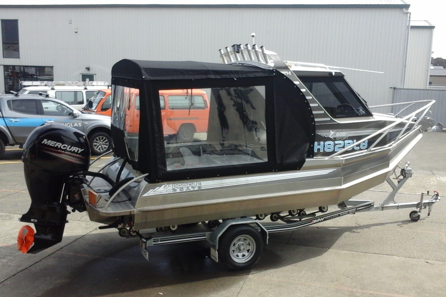 Custom Camping Package for Fishing Boat Douglas Outdoor Textile Innovation Hawkes Bay
